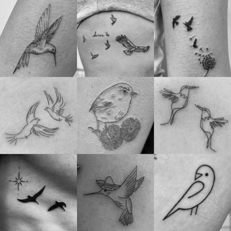 Fine Line Bird Tattoo Artist in Vancouver BC
