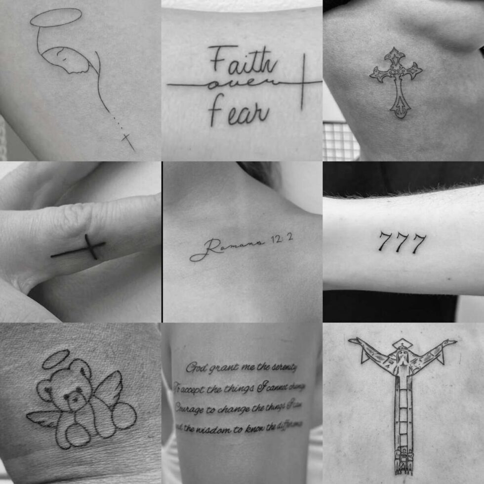 Faith Tattoo in the Fine Line Style | Vancouver BC